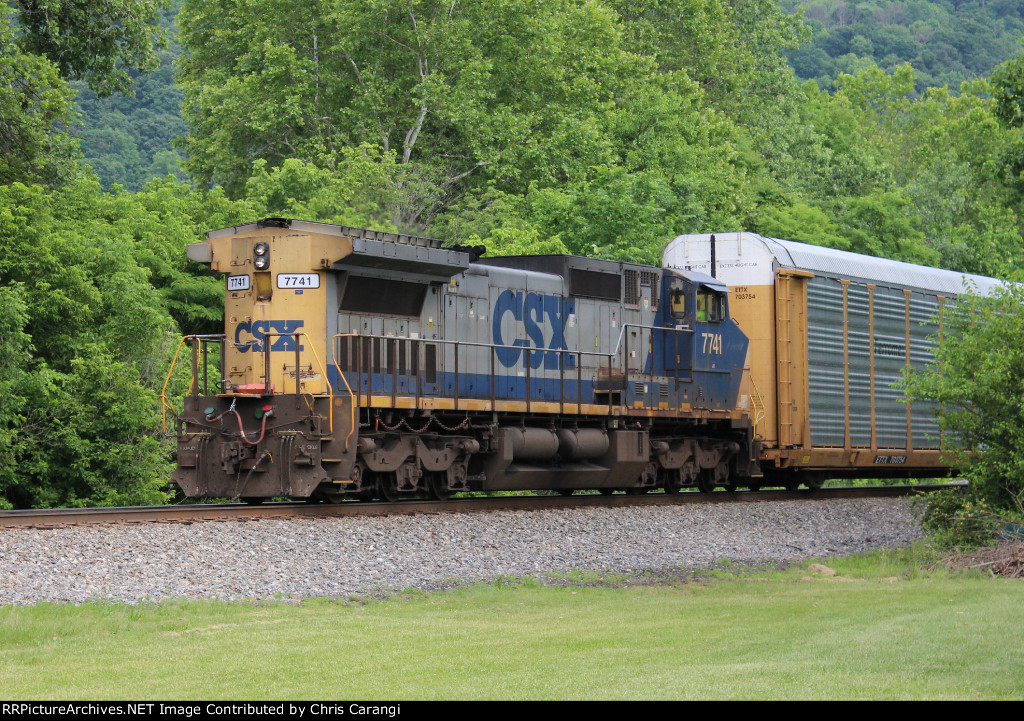 CSXT 7741 on rear of Q276-14